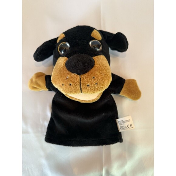 Kellytoy | Toys | Kellytoy Plush Hand Puppet Brown Black Dog Rottweiler ...